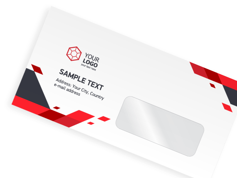 Stick out from the sea of plain white envelopes with a custom envelope ...