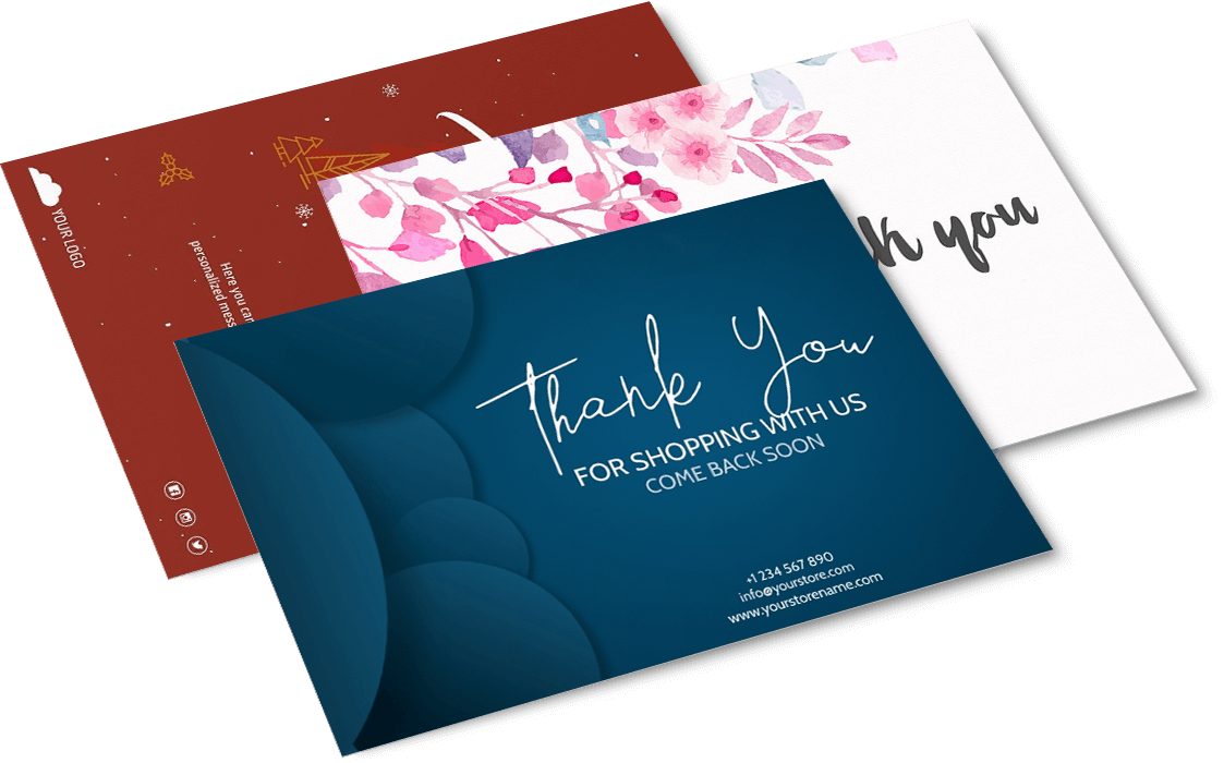 Thank You Cards - Print Three Xerox Tower - Retail Concourse